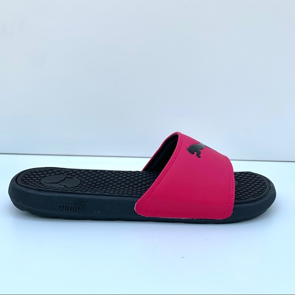 Puma | Shoes | Puma Cool Cat Womens Blackbright Pink Slides | Poshmark